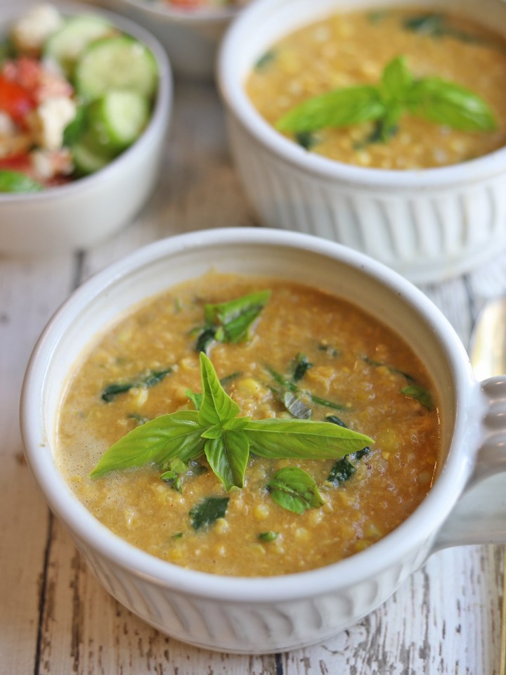 Vegan ramen noodles with tahini miso broth - Cadry's Kitchen