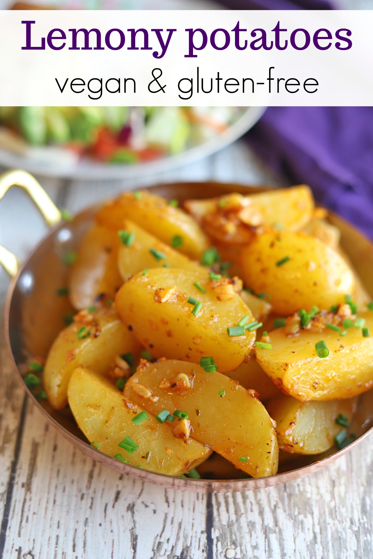 Greek lemon potatoes with garlic & oregano - Cadry's Kitchen