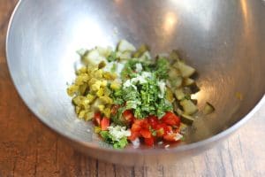 Pickle salsa (pickle de gallo) - Cadry's Kitchen