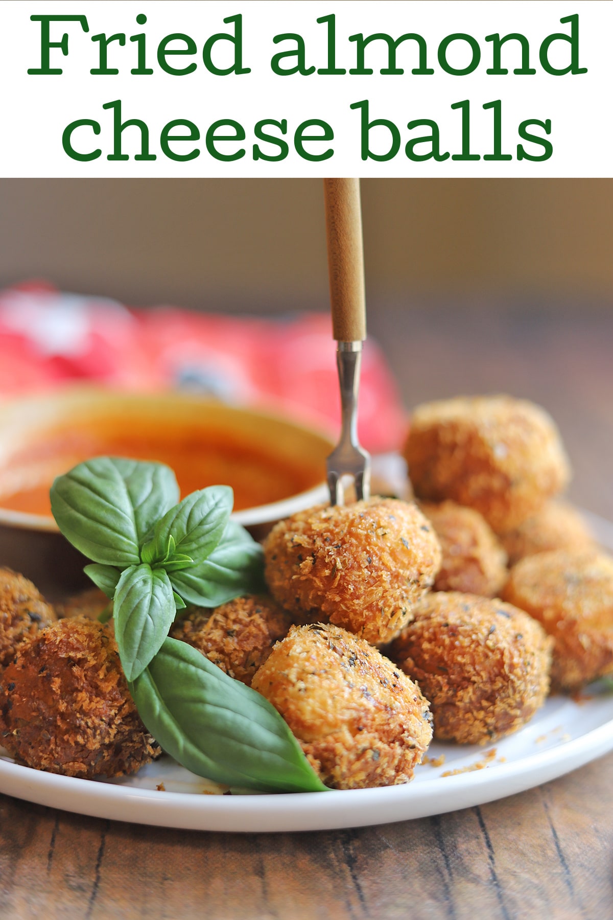 Fried almond cheese balls - Cadry's Kitchen