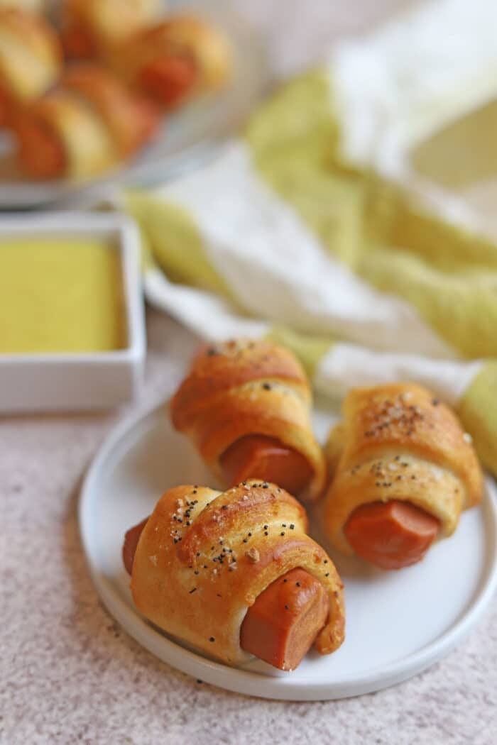 Vegan pigs in a blanket (air fryer or baked) - Cadry's Kitchen