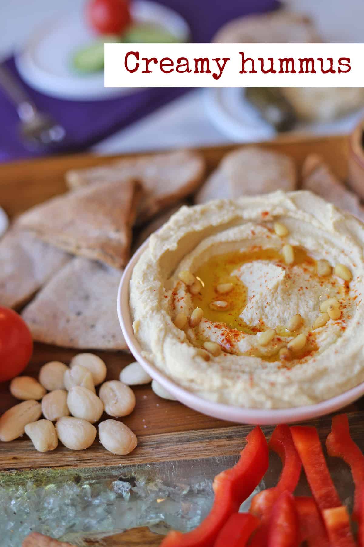 Easy hummus recipe: Ready in minutes! - Cadry's Kitchen