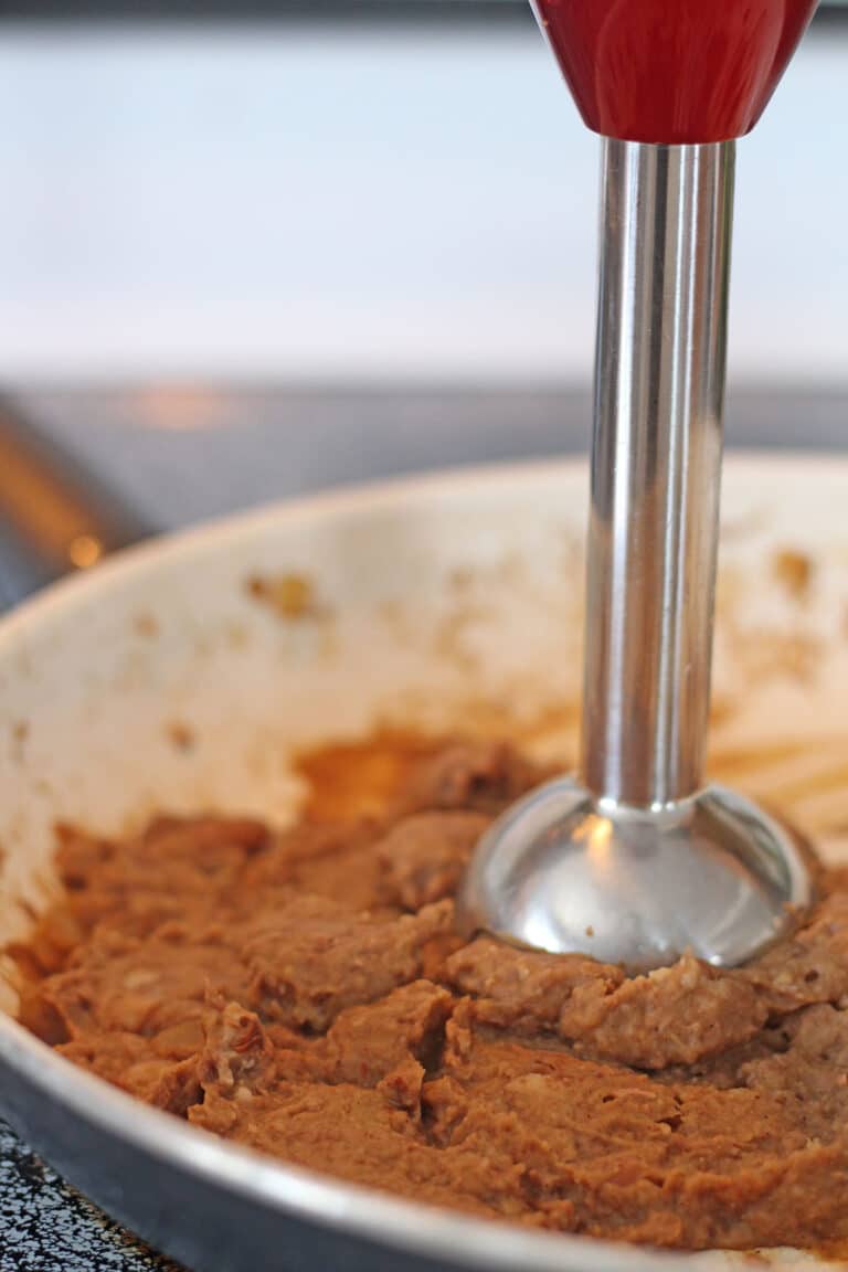 Homemade vegan refried beans - Cadry's Kitchen