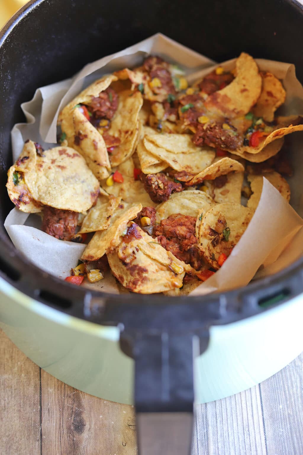 Sheet pan barbecue jackfruit nachos - Cadry's Kitchen
