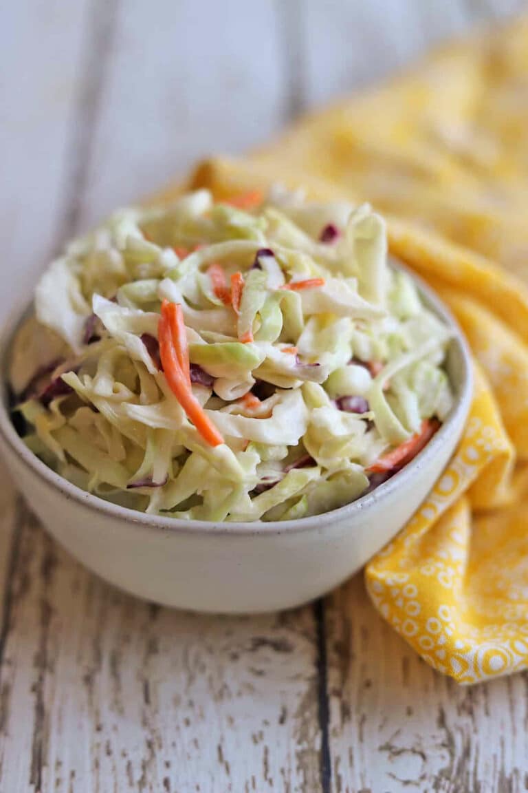 Easy vegan coleslaw - Cadry's Kitchen