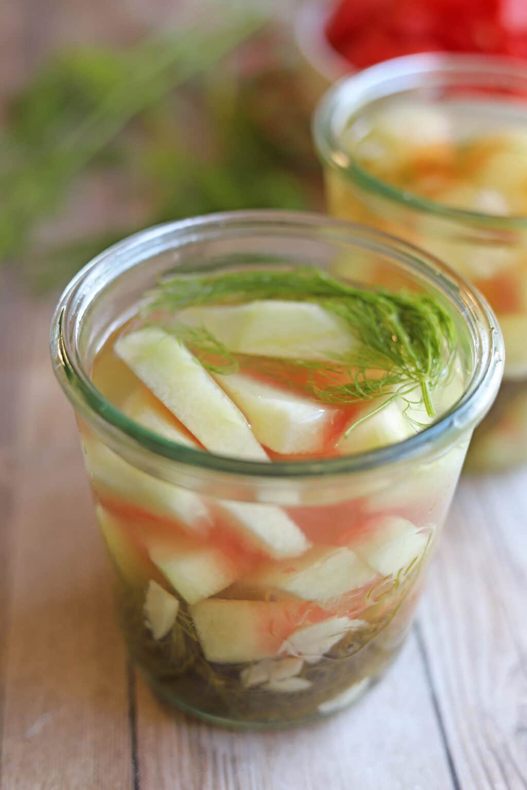 Pickled watermelon rind with garlic & dill (No sugar recipe) - Cadry's ...